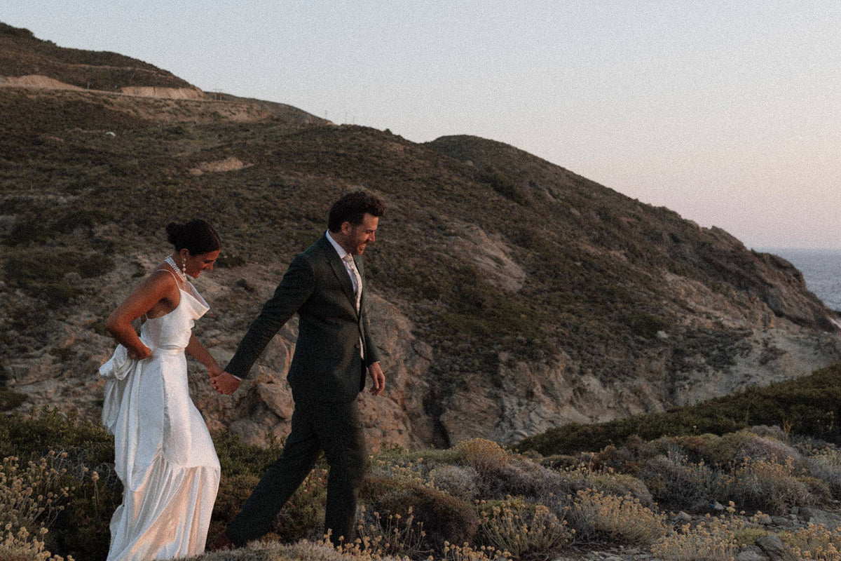 Ross and Zoe in the Aura Gown – Grace Loves Lace CA